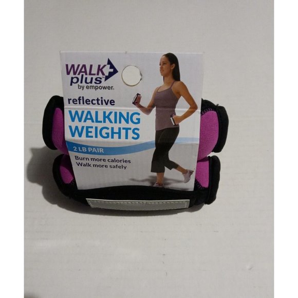 Walk Plus | Other | Reflective Hand Weights 2 Lb Pound Each 2lbs Pair ...